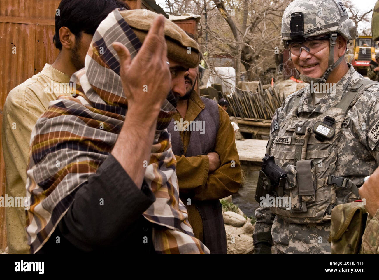 U.S. Army Maj. Gen. John F. Campbell, 101st Airborne Division and ...