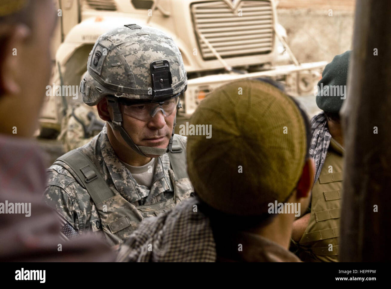 U.S. Army Maj. Gen. John F. Campbell, commanding general 101st Airborne ...