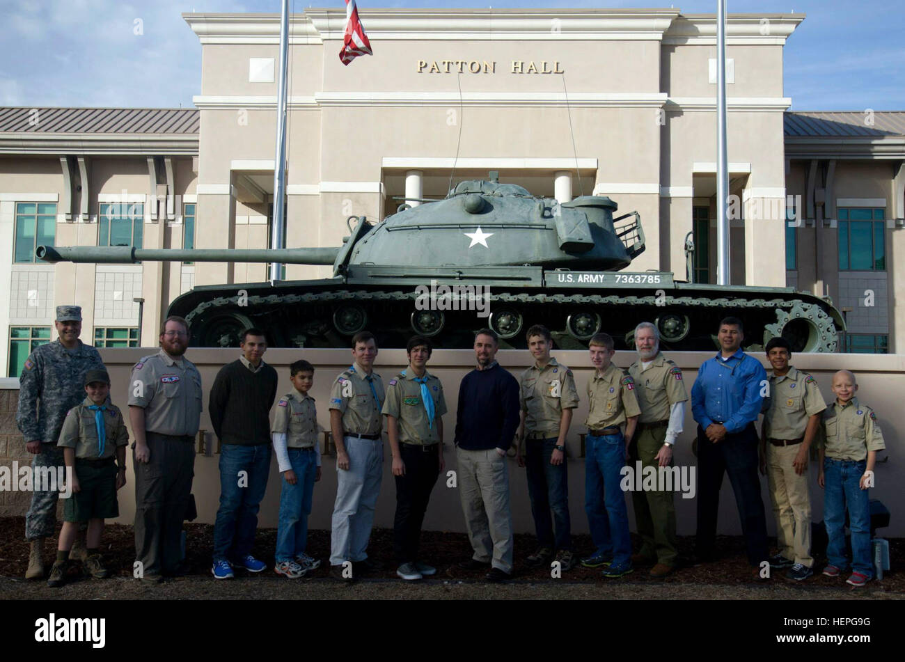 U.S. Army Central hosts Sumter Boy Scout Troop 86 here at Patton Hall ...