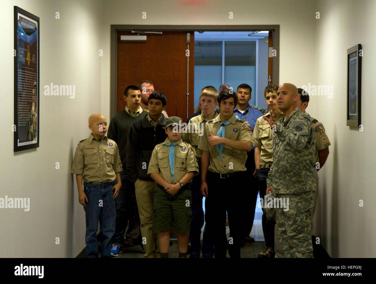 U.S. Army Central hosts Sumter Boy Scout Troop 86 here at Patton Hall ...