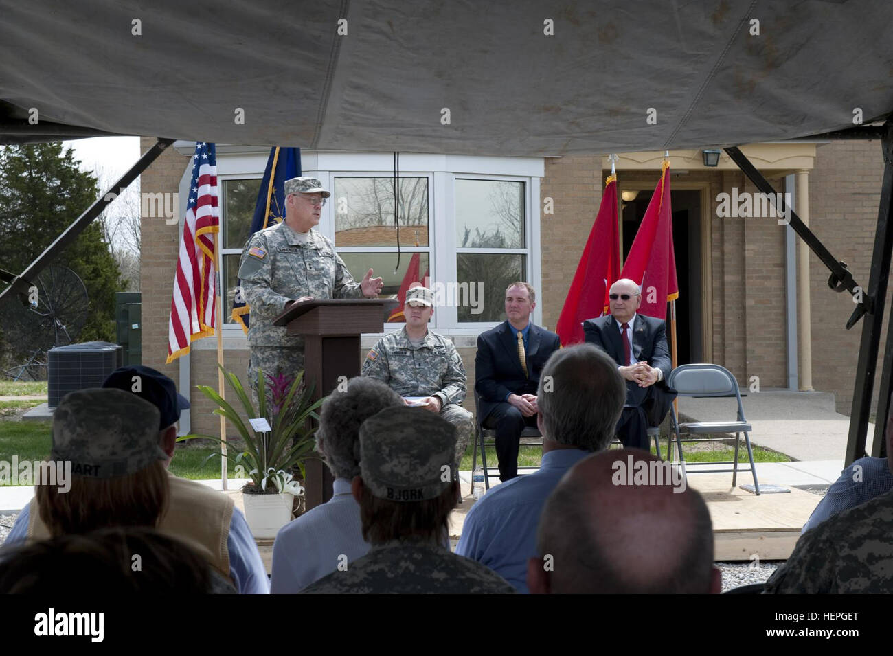 Maj. Gen R. Martin Umbarger, Indiana National Guard adjutant general ...