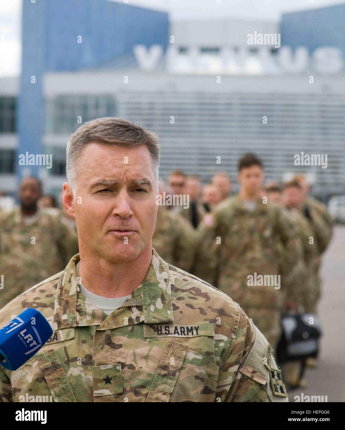 United States Army Brig Gen. Michael J. Tarsa, deputy commanding ...