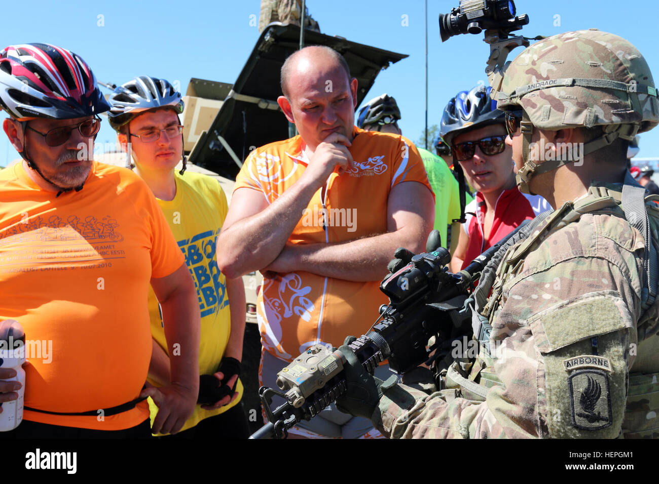 Pfc. Derek N. Andrade, an infantryman with Destined Company, 2nd ...