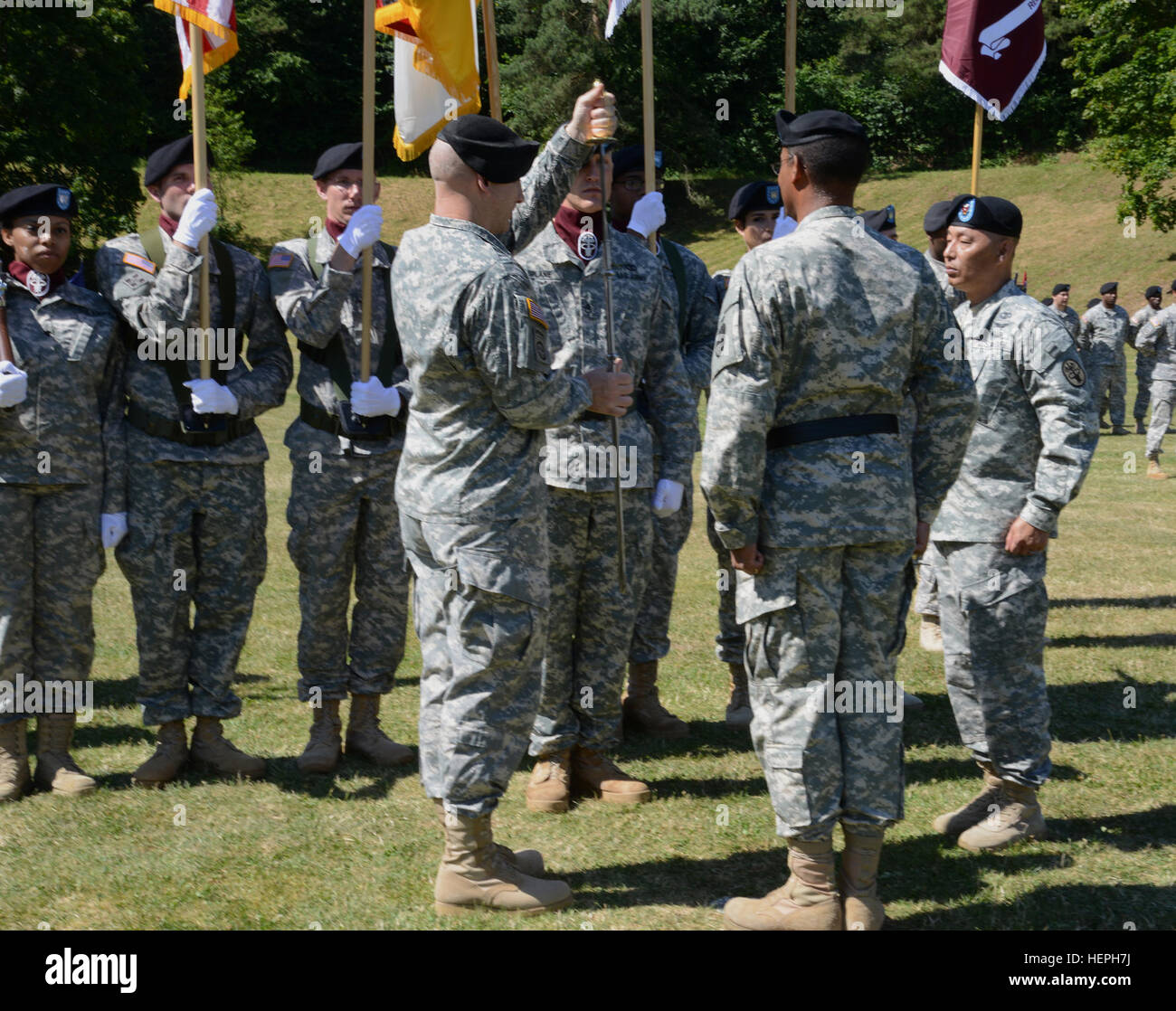 Incoming Regional Health Command Europe (RHCE) Command Sgt. Maj ...