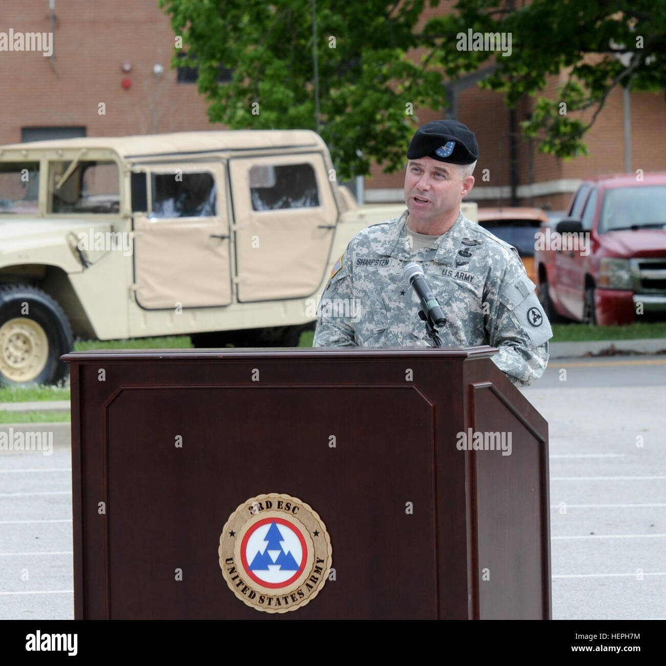 Brig. Gen. Christopher J. Sharpsten, commanding general of 3rd ...