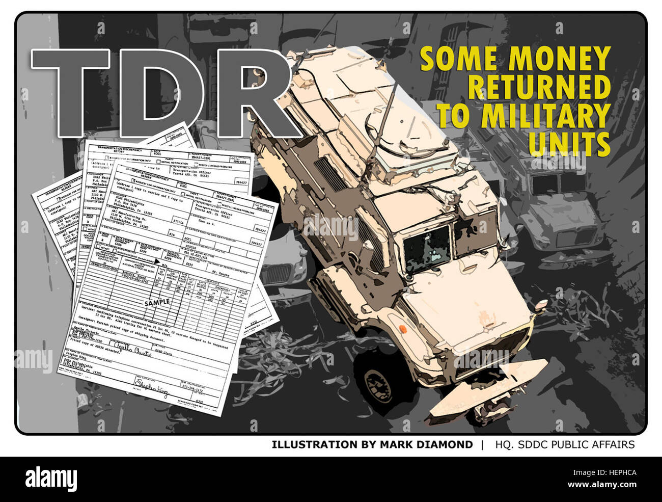 U.S. Army transportation units use Transportation Discrepancy Reports ...