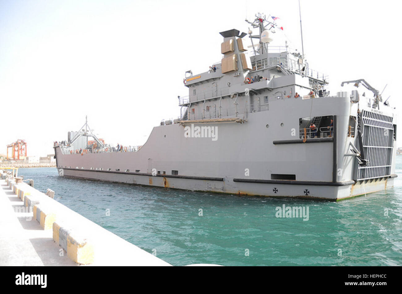 The 113th SB has four Army logistics vessels. These boats range from ...