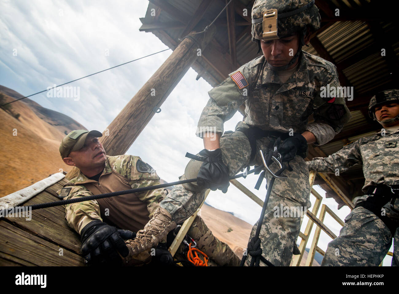 A U.S. Army Reserve combat engineer Soldier from the 374th Engineer ...