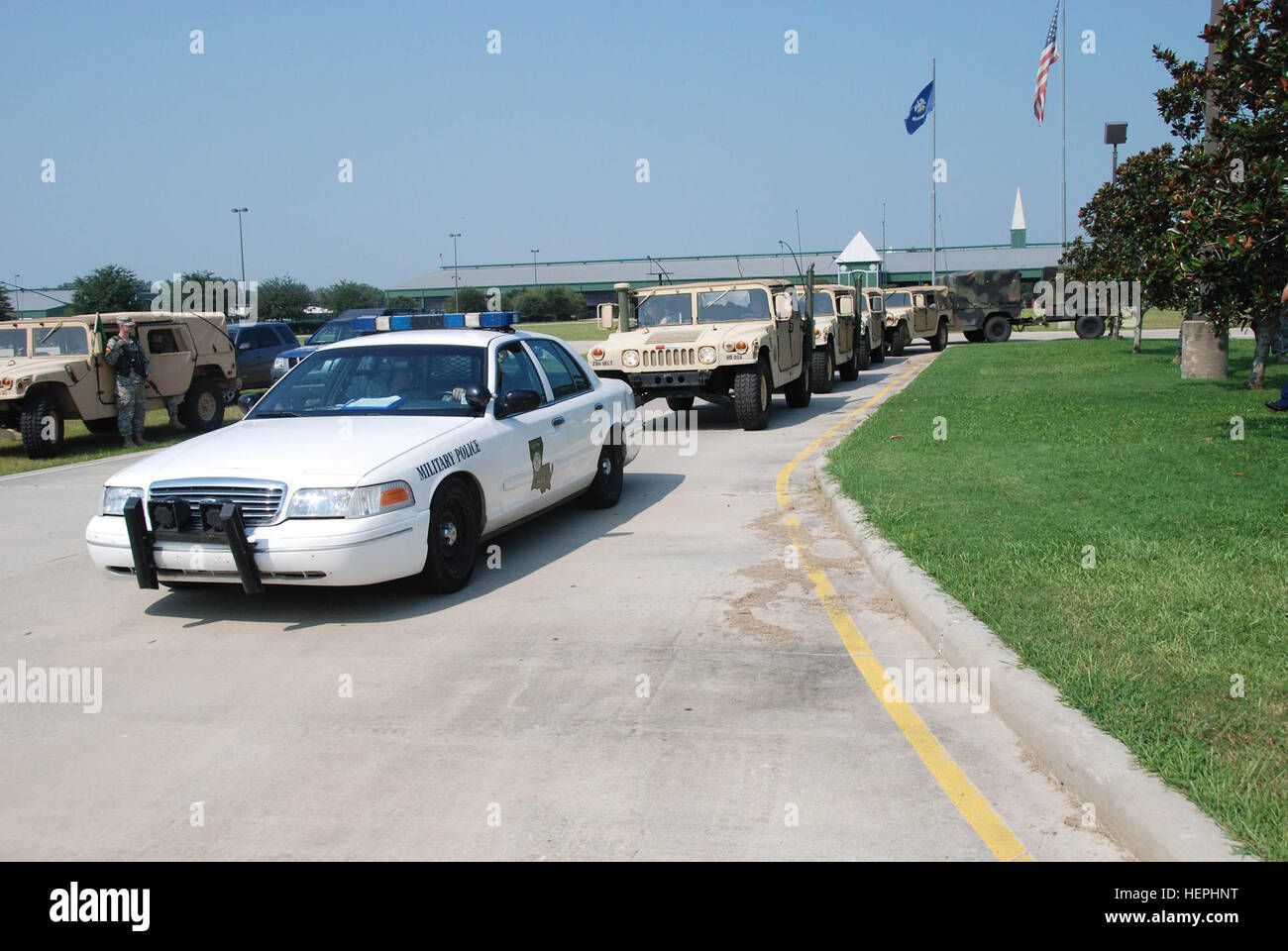 The Louisiana National Guard 256th Infantry Brigade Combat Team depart ...