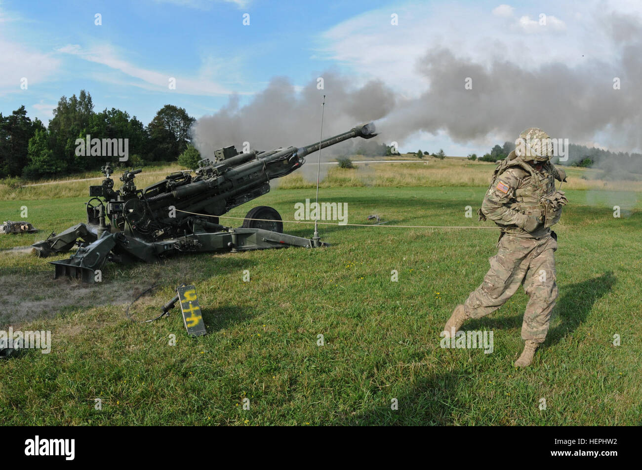 Filed artillery squadron hi-res stock photography and images - Alamy