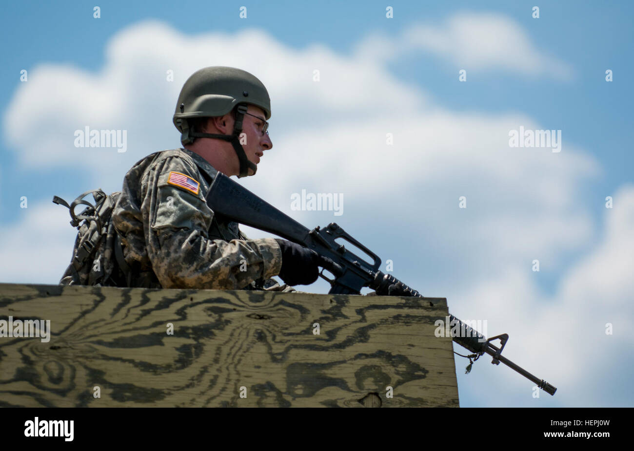 Pfc. Haidon A. Moss, out of Watertown, N.Y, an Army Reserve Soldier ...