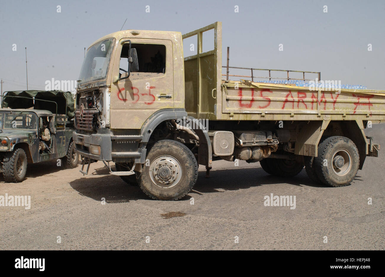 Military mail truck hi-res stock photography and images - Alamy