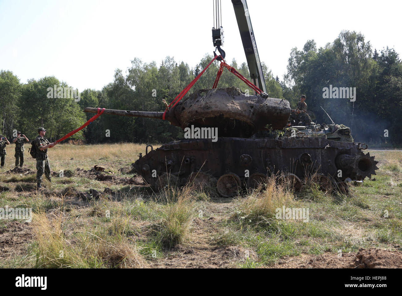 Czech soldiers of the 74th Light Motorized Battalion, 7th Mechanized ...
