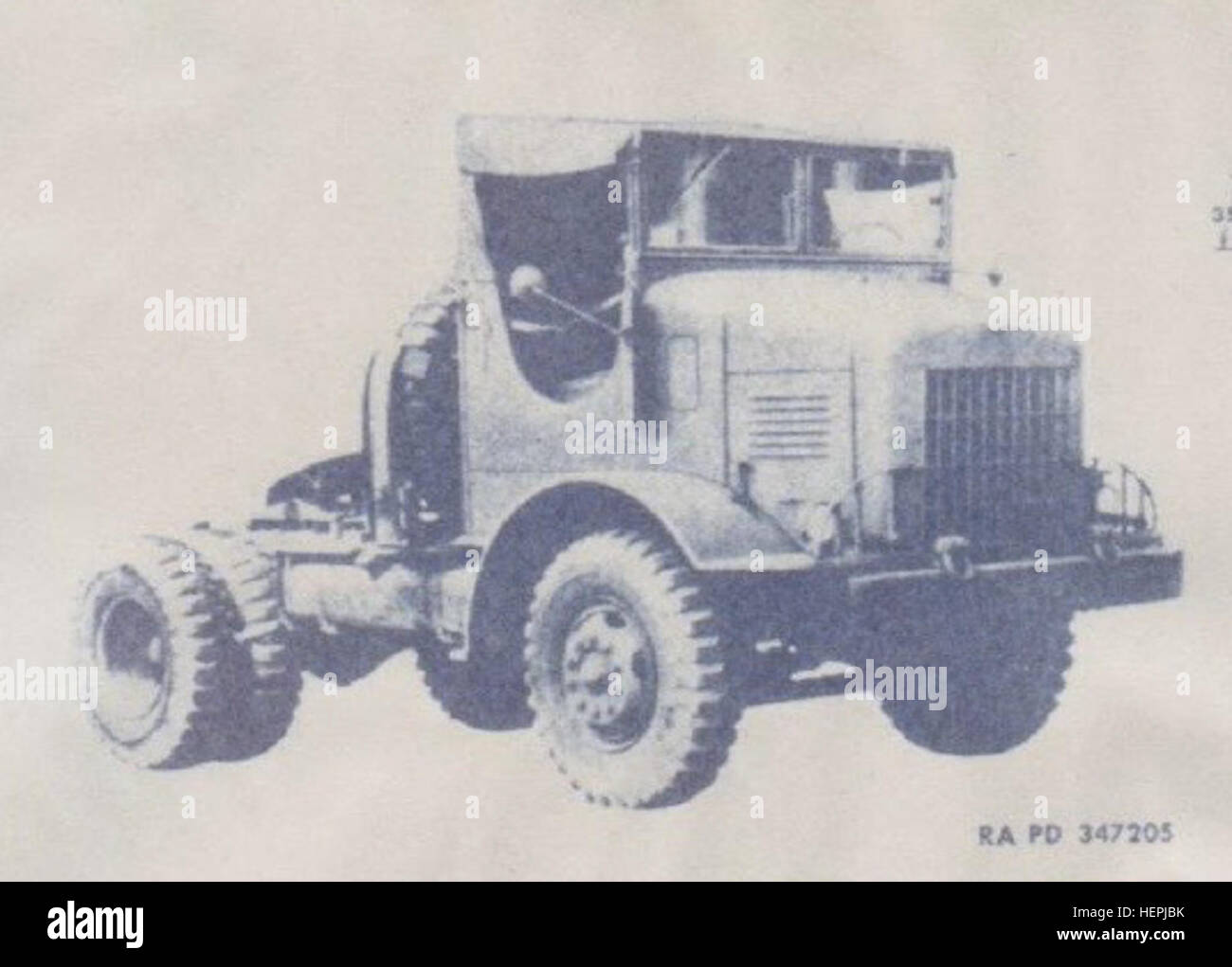 An M426 semi-tractor truck is used by the U.S. Army for logistical ...