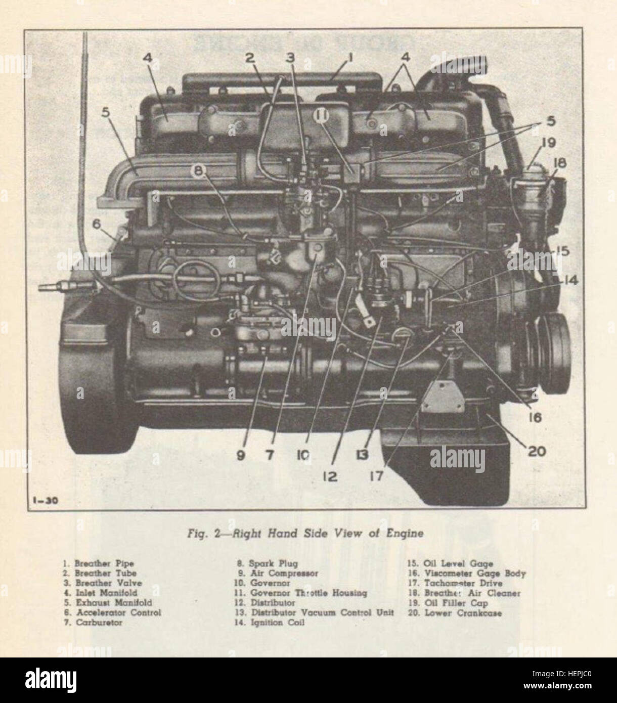 Mack EY engine Stock Photo - Alamy