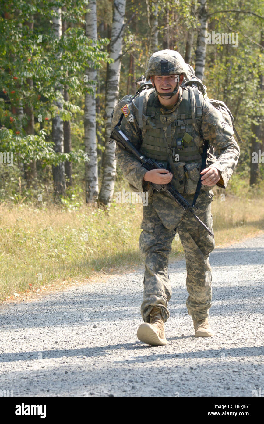 U.S. Army 1st Lt. Robert Sedgley, assigned to the Joint Multinational ...