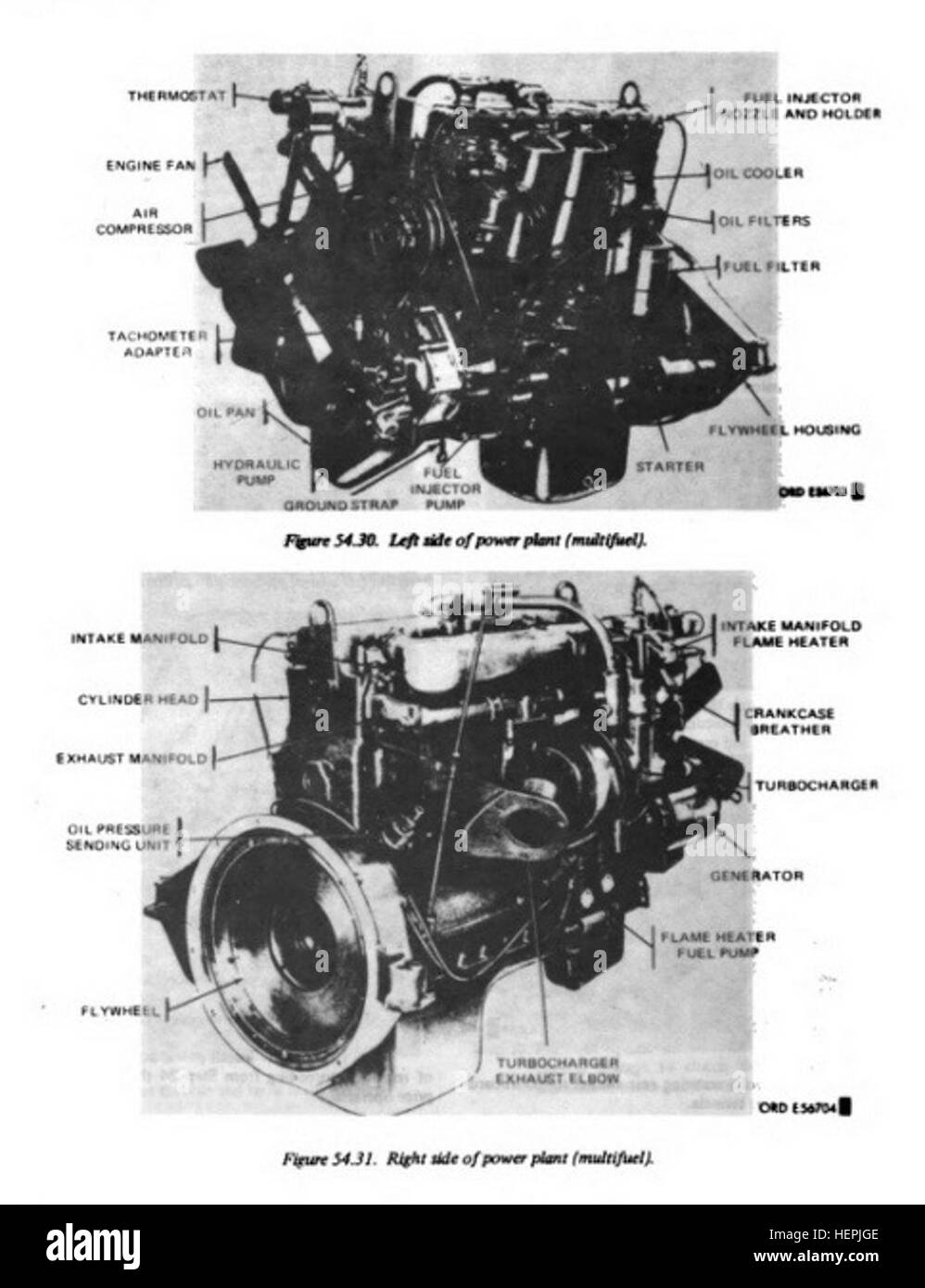 Continental LDT465 engine Stock Photo - Alamy