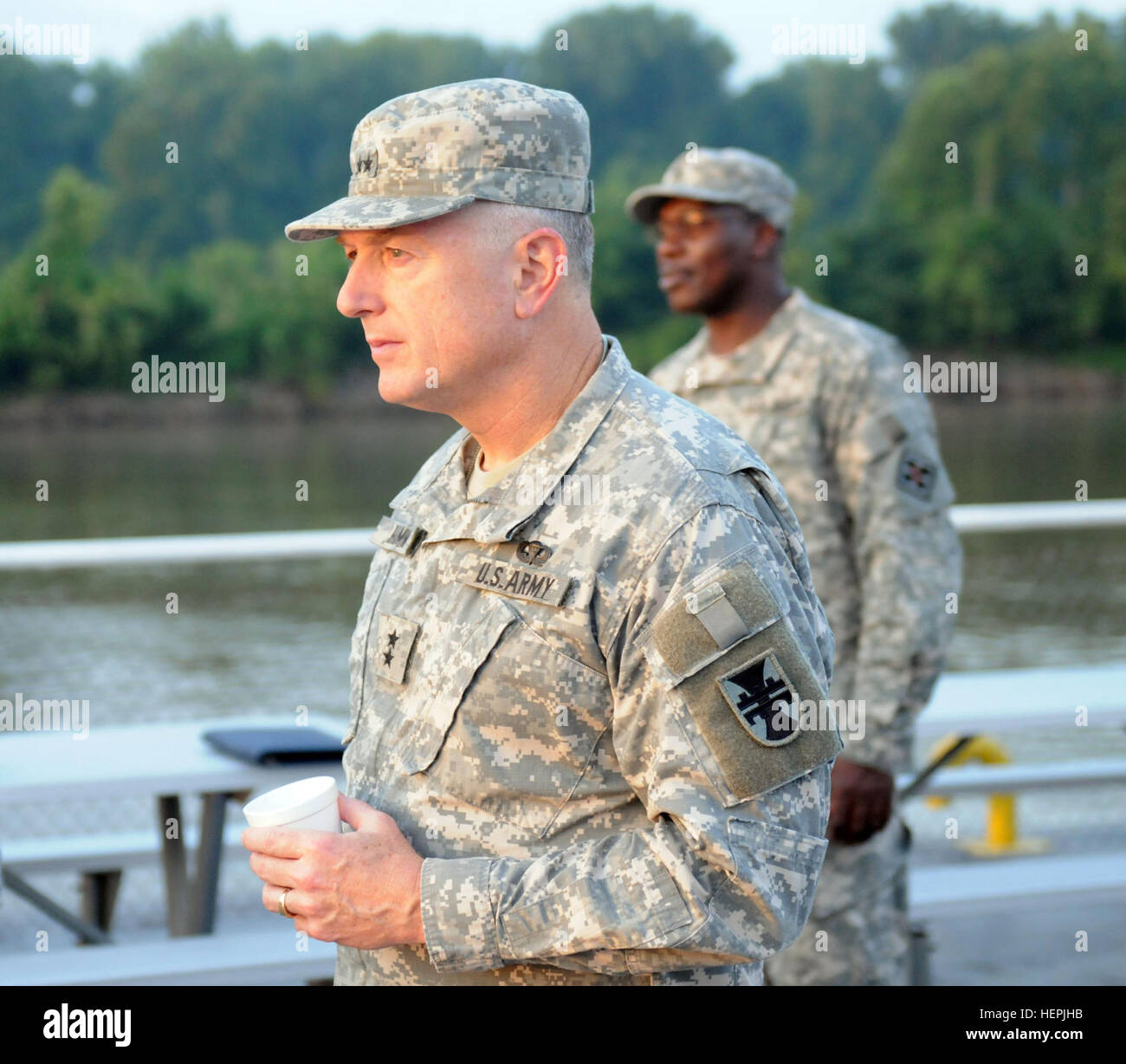 Maj. Gen. Paul Hamm, commanding general, 412th Theater Engineer Command ...