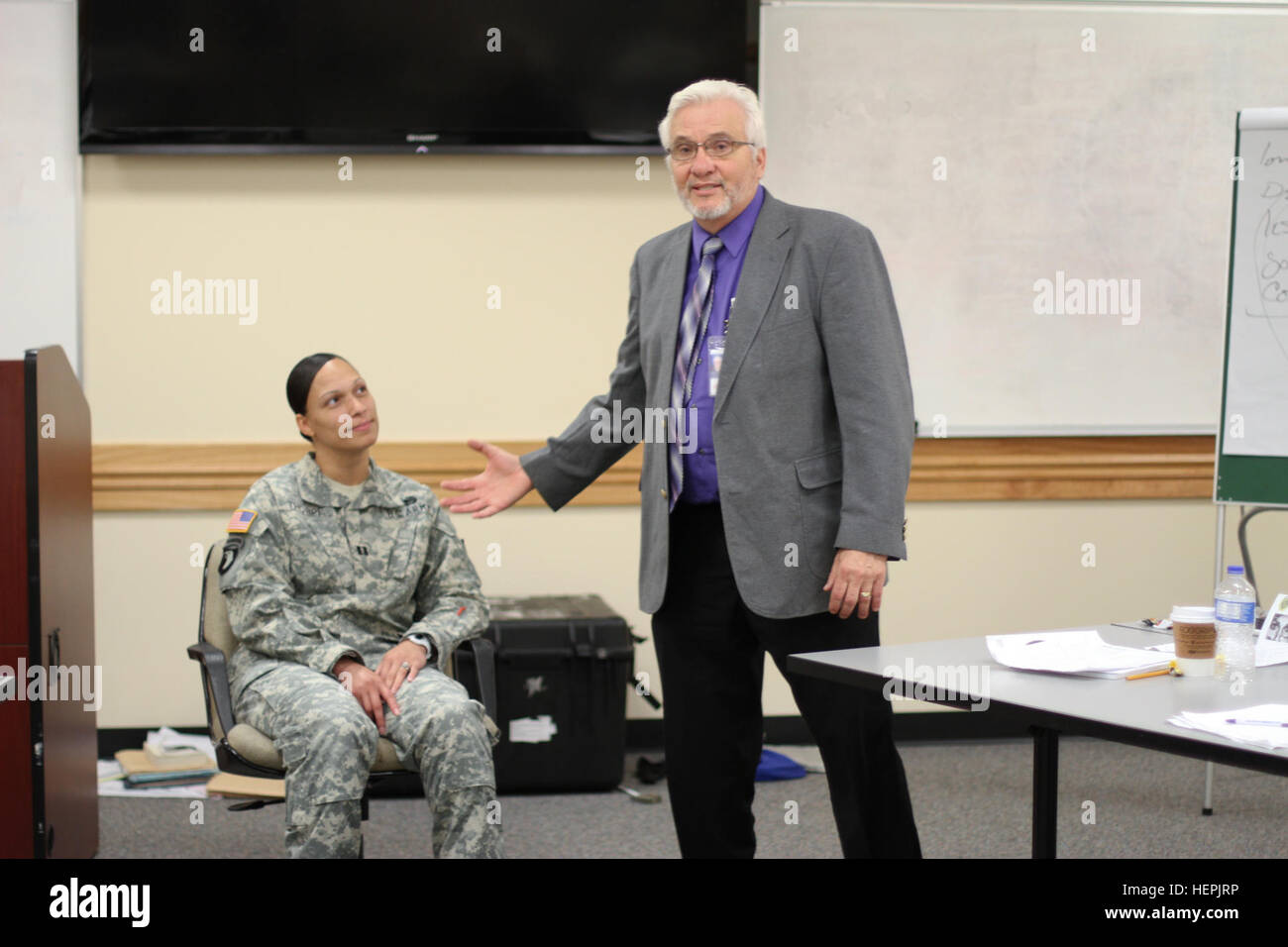 Larry Maxwell, a U.S. Army Military Police School instructor based at ...
