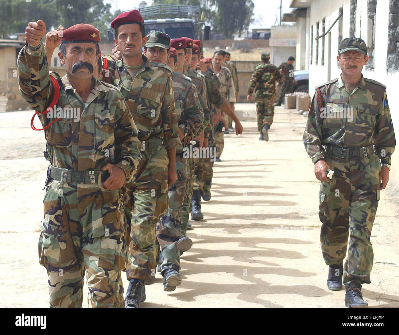 MOSUL, Iraq -- the Kurdish Peshmerga platoon of the newly-formed Joint ...