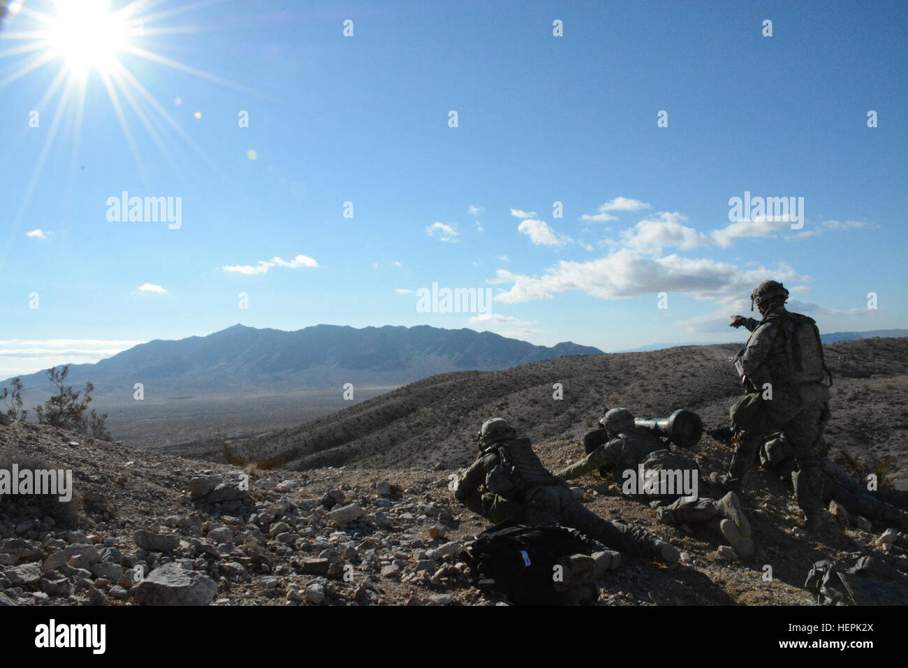A U.S. Soldier assigned to 1st Brigade, 4th Infantry Division provides ...
