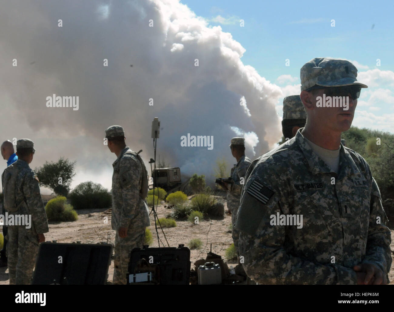 First Lt. Spencer Holt-Bates, assigned to the 40th Engineer Battalion ...
