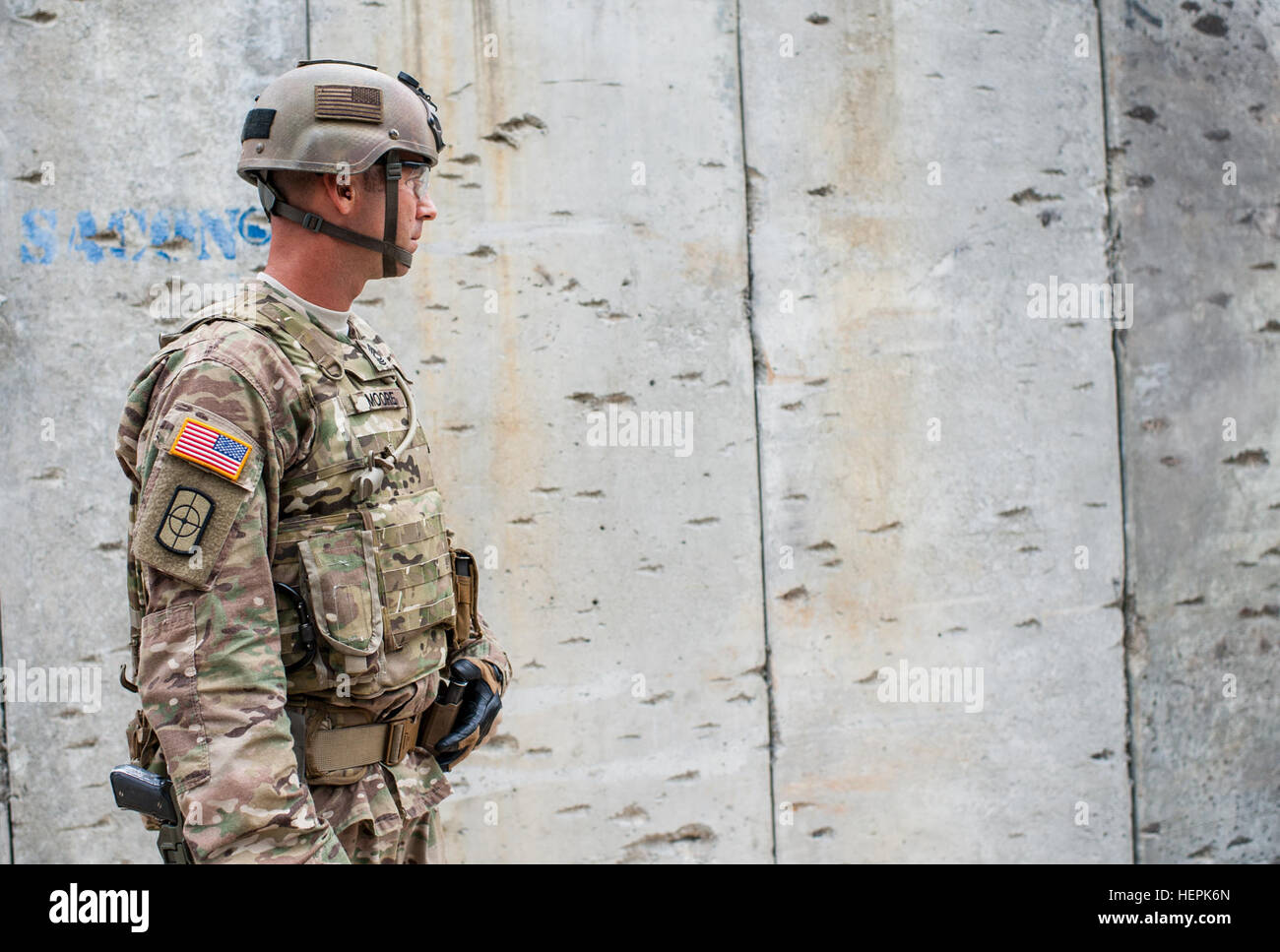 Master Sgt. Russell Moore, with the 416th Theater Engineer Command and ...