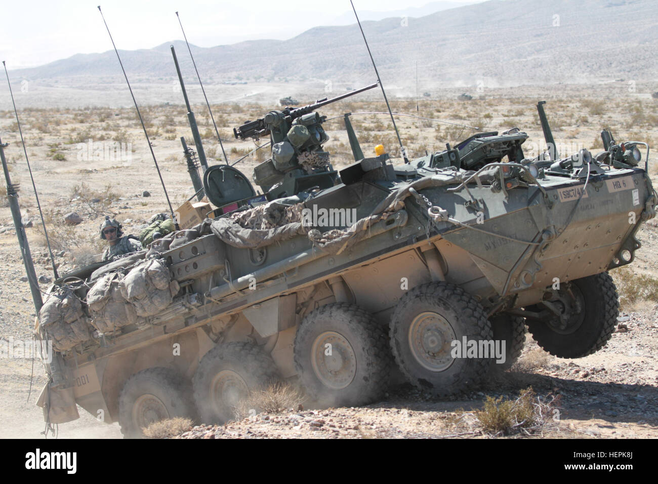 Soldiers of the 1st Stryker Brigade Combat Team, 4th Infantry Division ...