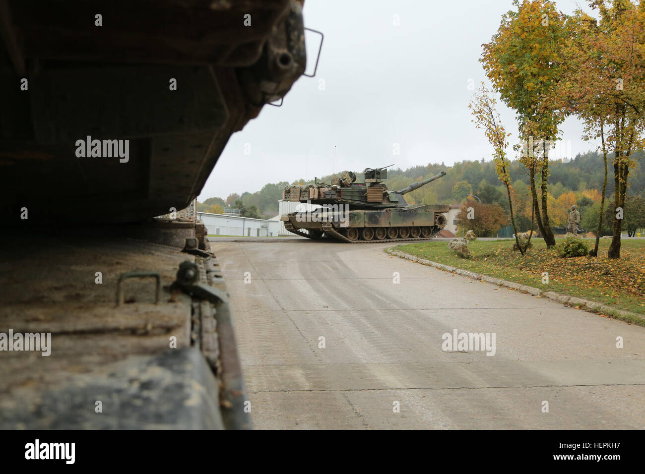 A U.S. Soldier of the Cyclones Company, 1st Battalion, 64th Armor ...