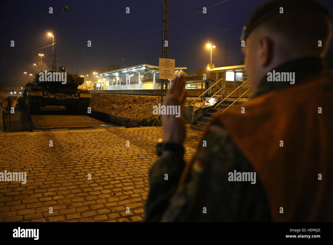 A German soldier of 3rd Company, German Army Combat Training Center ...