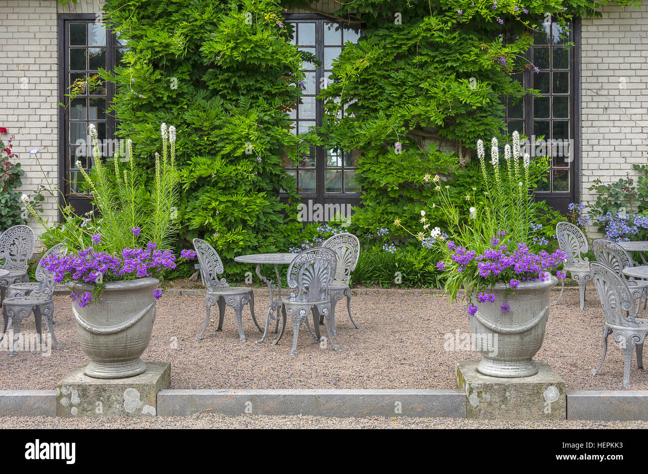 Beautiful garden in sweden hi-res stock photography and images - Alamy
