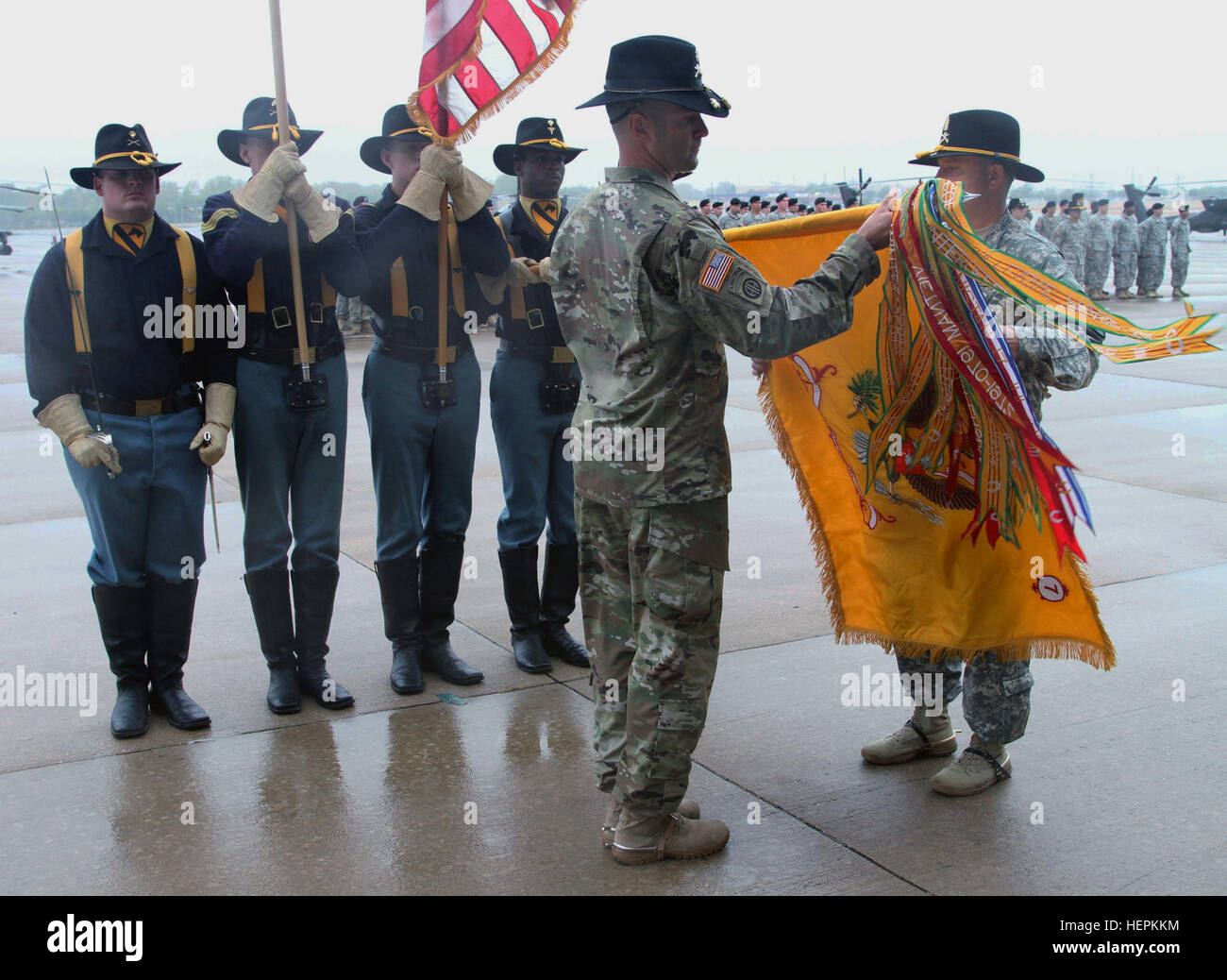 Lt. Col. Scott Myers (left), commander of the 7th Squadron, 17th ...
