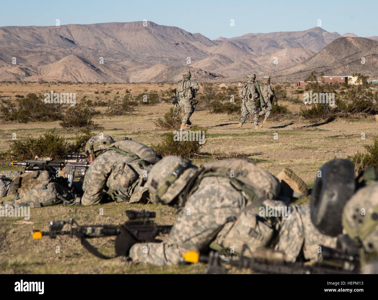 U.S. Soldiers from 1st Battalion, 41st Infantry Regiment, 2nd Infantry ...