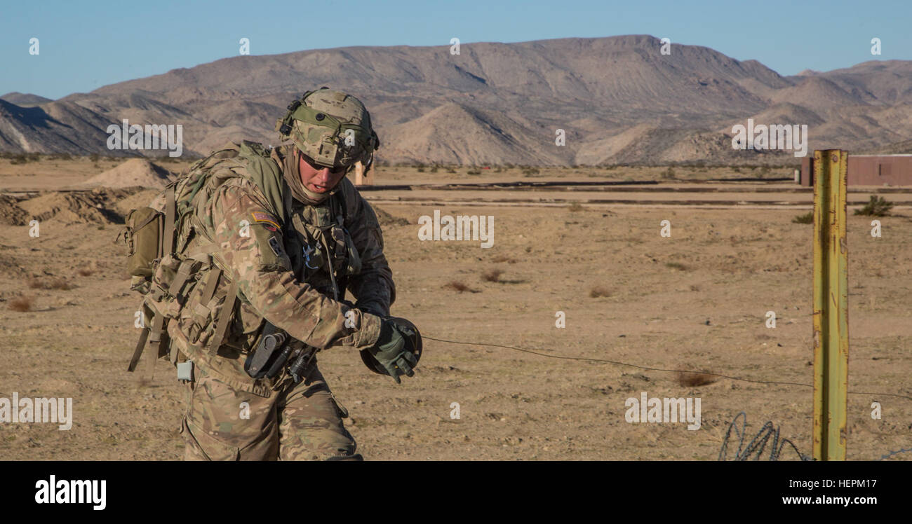 A U.S. Soldier assigned to 1st Battalion, 41st Infantry Regiment, 2nd ...