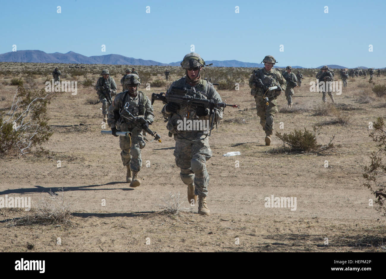 U.S. Soldiers assigned to 1st Battalion, 41st Infantry Regiment, 2nd ...