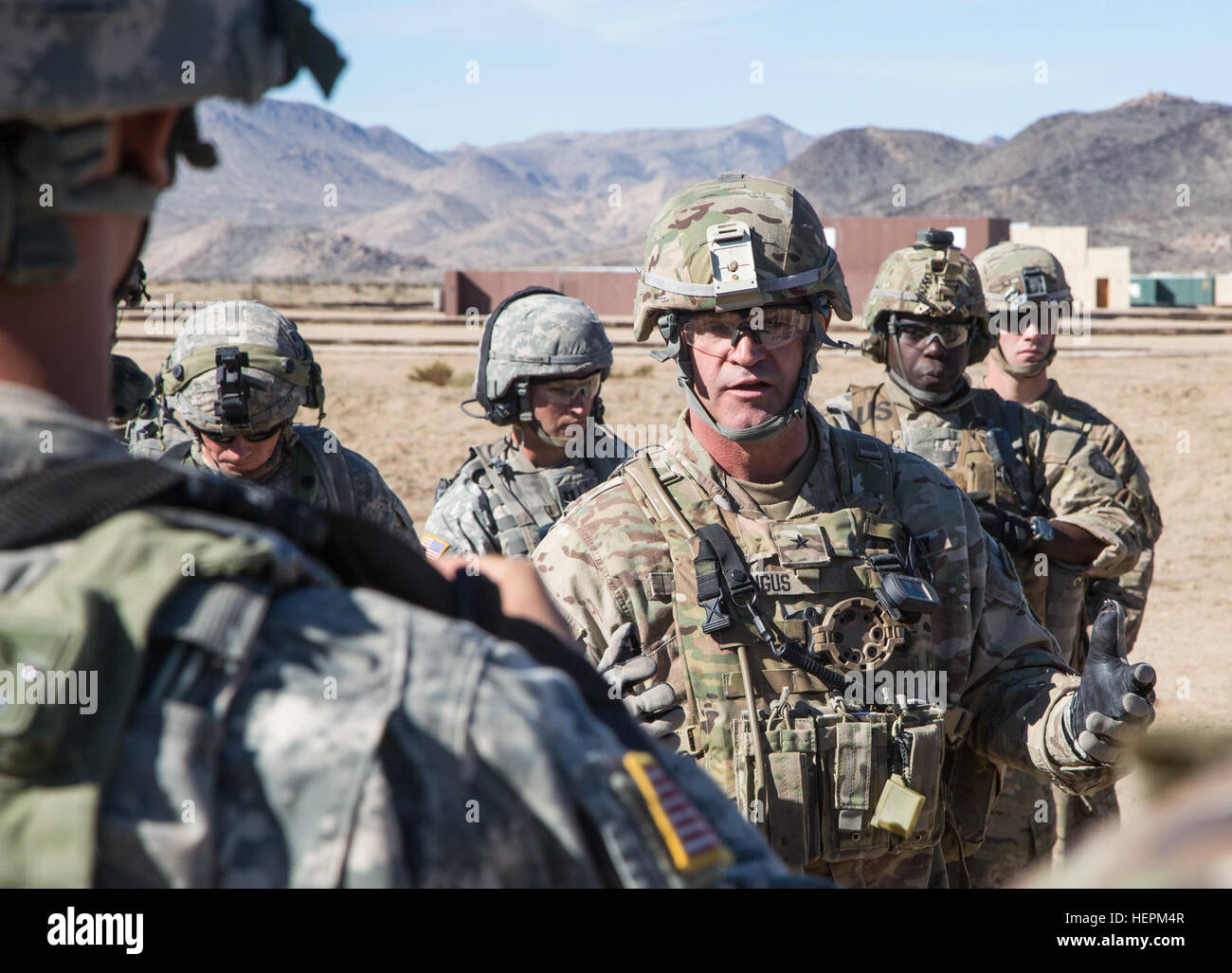 U.S. Army Brig. Gen. James J. Mingus, the deputy commanding general of ...