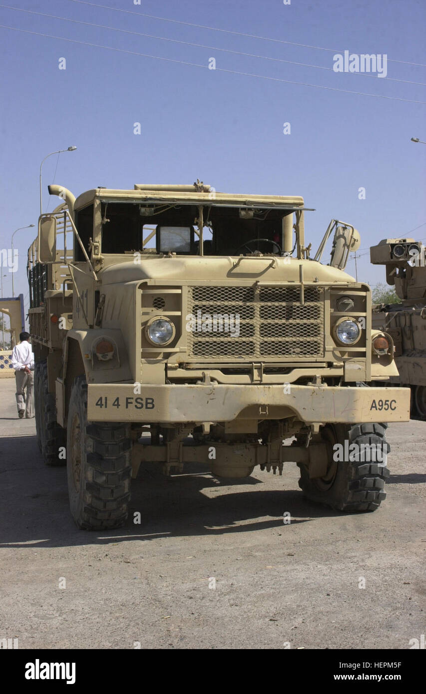 A U.S. five-ton truck was damaged during an RPG and small arms attack ...