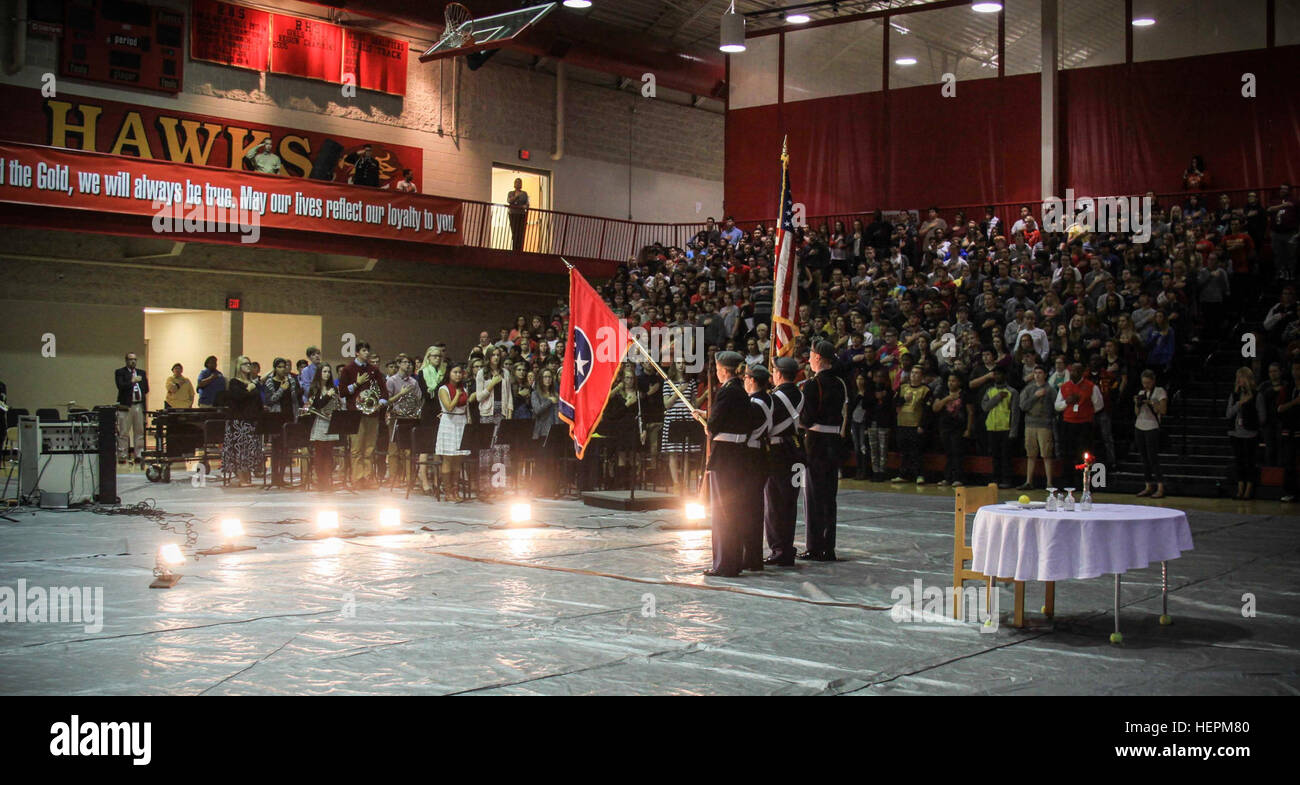 The Rossview High School Junior Reserve Officer Training Corps color ...
