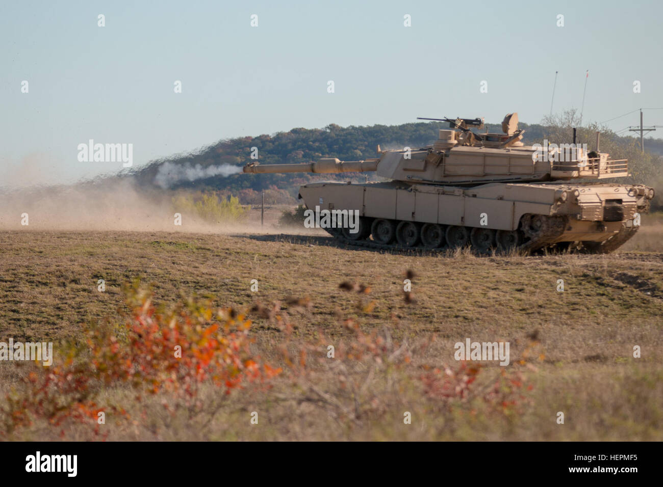 A tank crew from 2nd Battalion, 12th Cavalry Regiment, 1st Armored ...