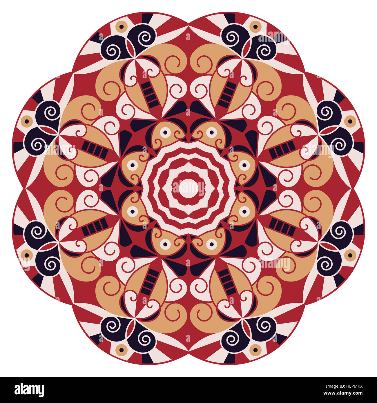 Indian tribe pattern Cut Out Stock Images & Pictures - Alamy