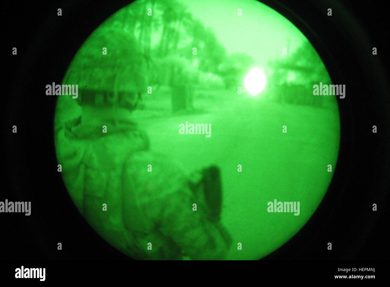 A Soldier with Company B, 1st Battalion, 27th Infantry Regiment "Wolfhounds," 2nd Stryker ...