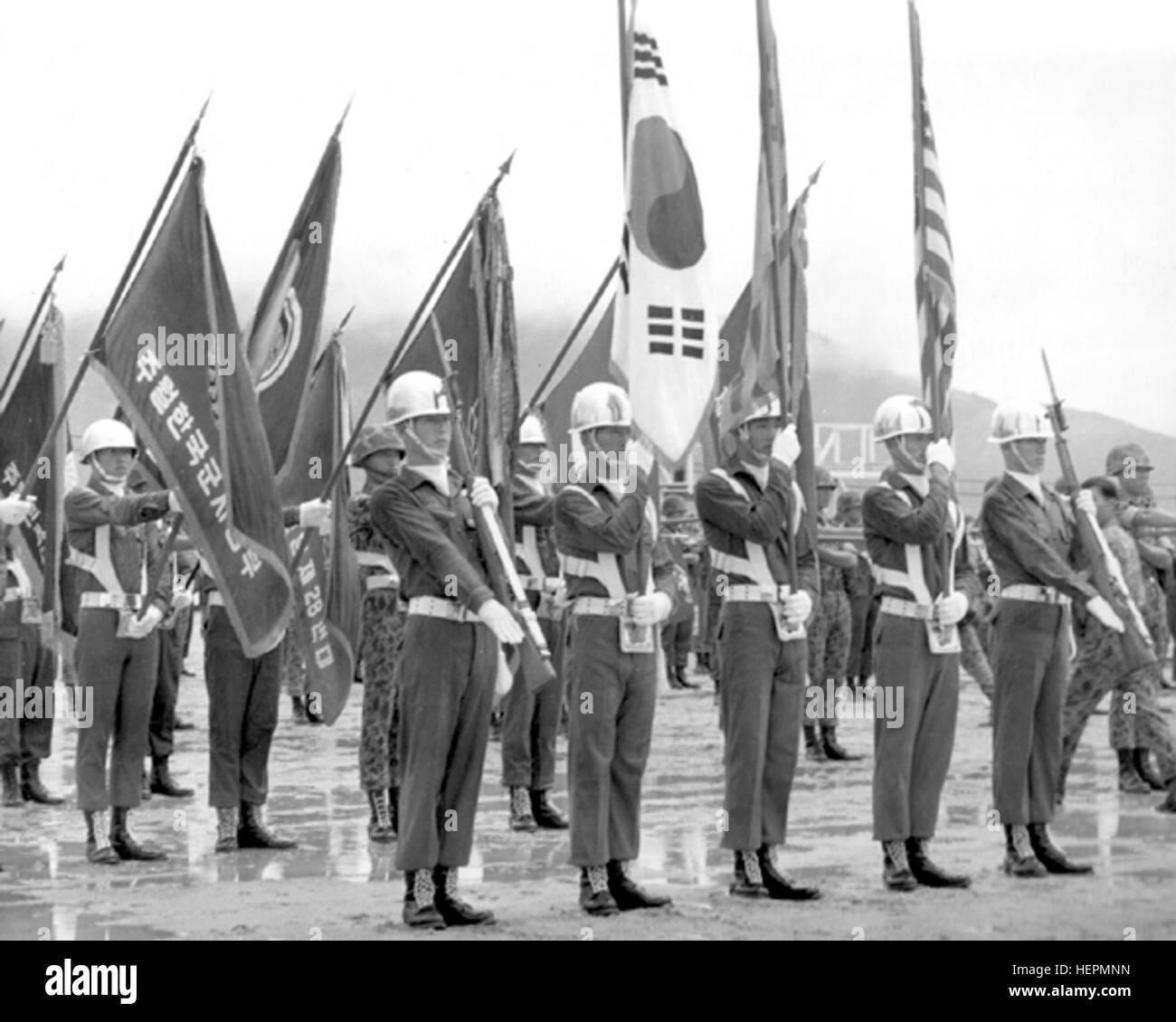 Color guard displays flags hi-res stock photography and images - Alamy