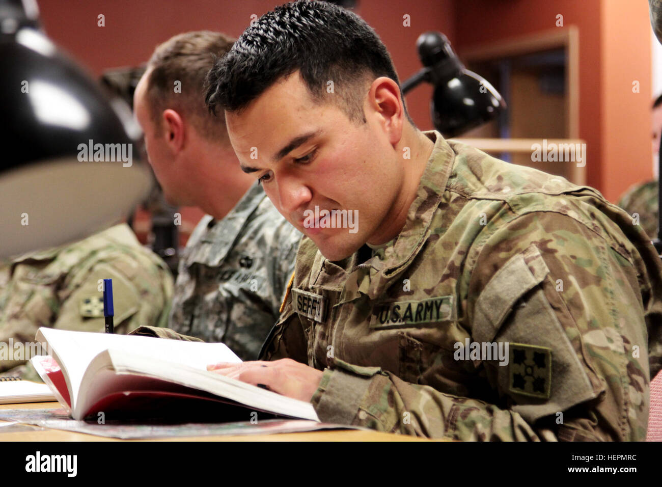 Sgt. Raul Serrata, fire support noncommissioned officer, Headquarters ...