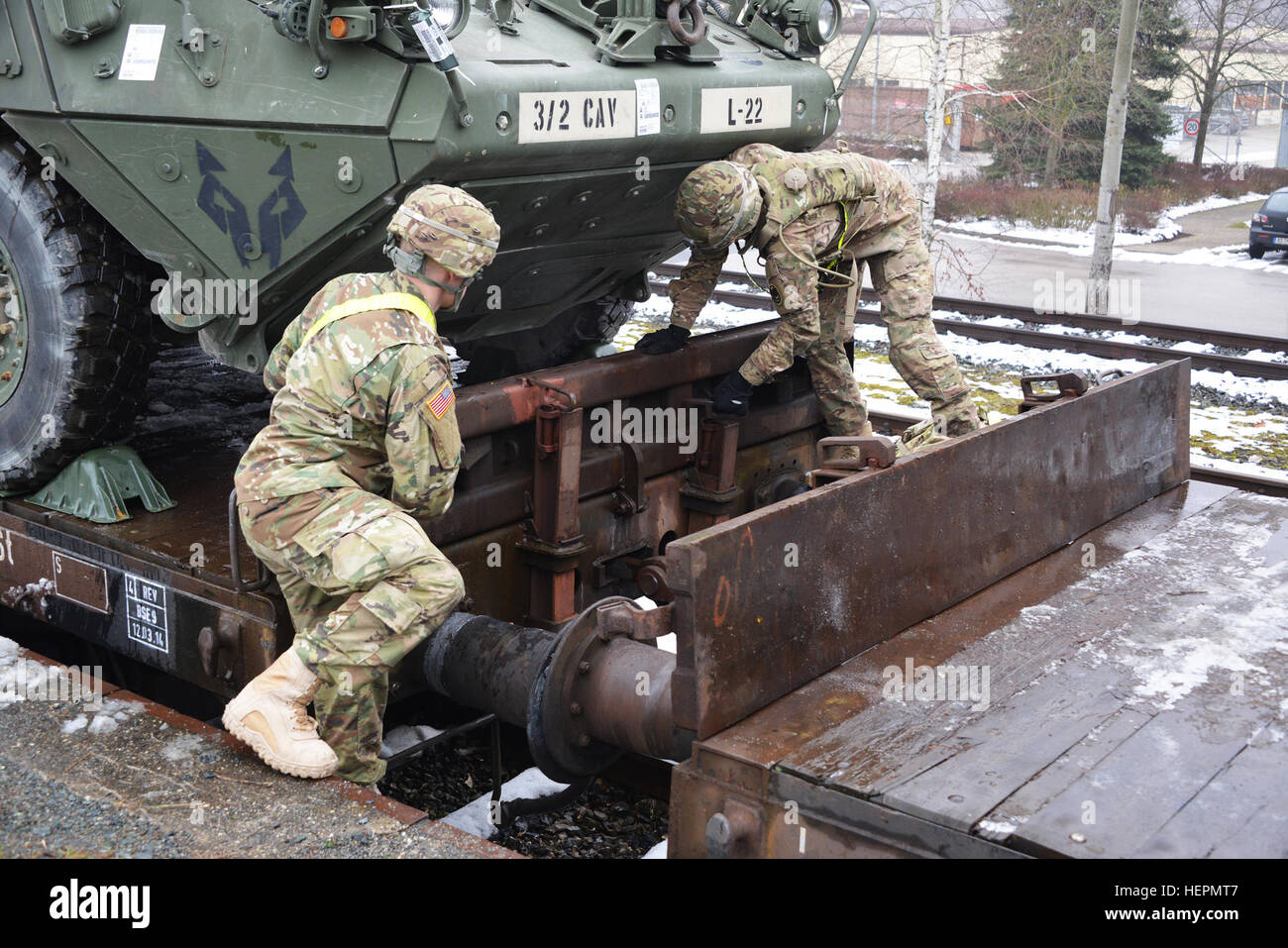 U.S. Soldiers, assigned to Lightning Troop, 3rd Squadron, 2nd Cavalry ...