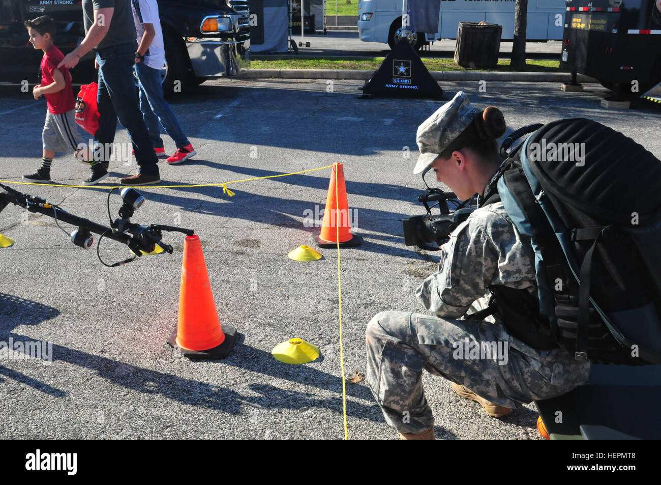 Sgt. Jessica Forester, public affairs broadcast correspondent from the ...