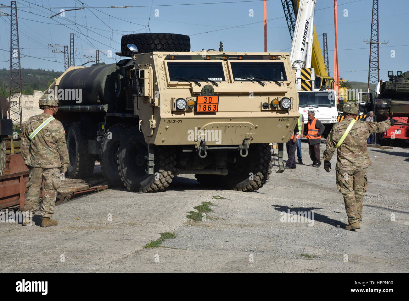 U.S. Soldiers assigned to the 1st Battalion, 64th Armor Regiment, 1st ...