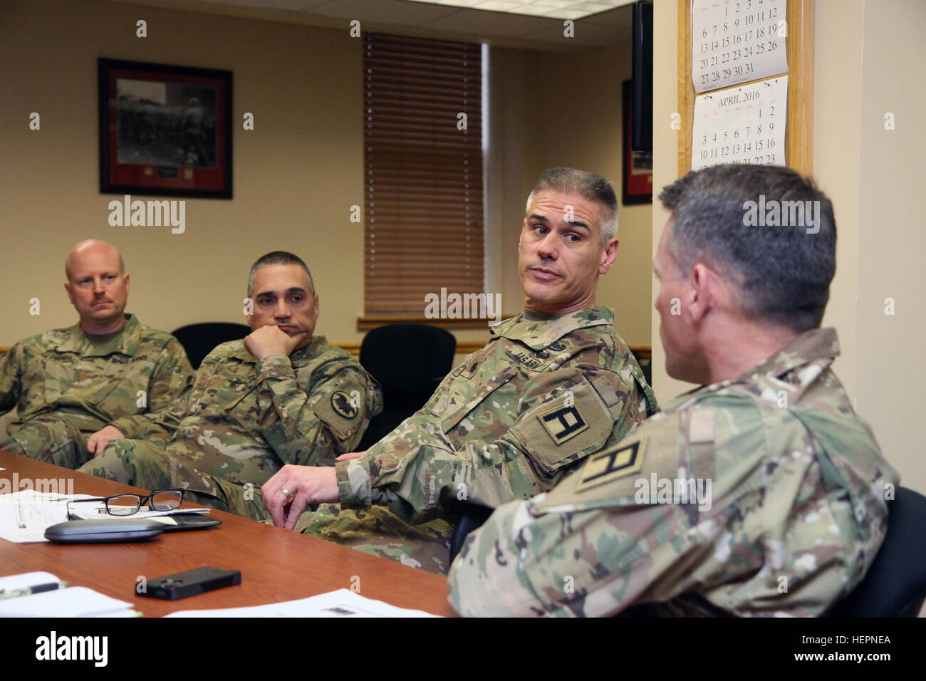 U.S. Army Reserve Lt. Col. Steven Moser, First Army Plans chaplain ...