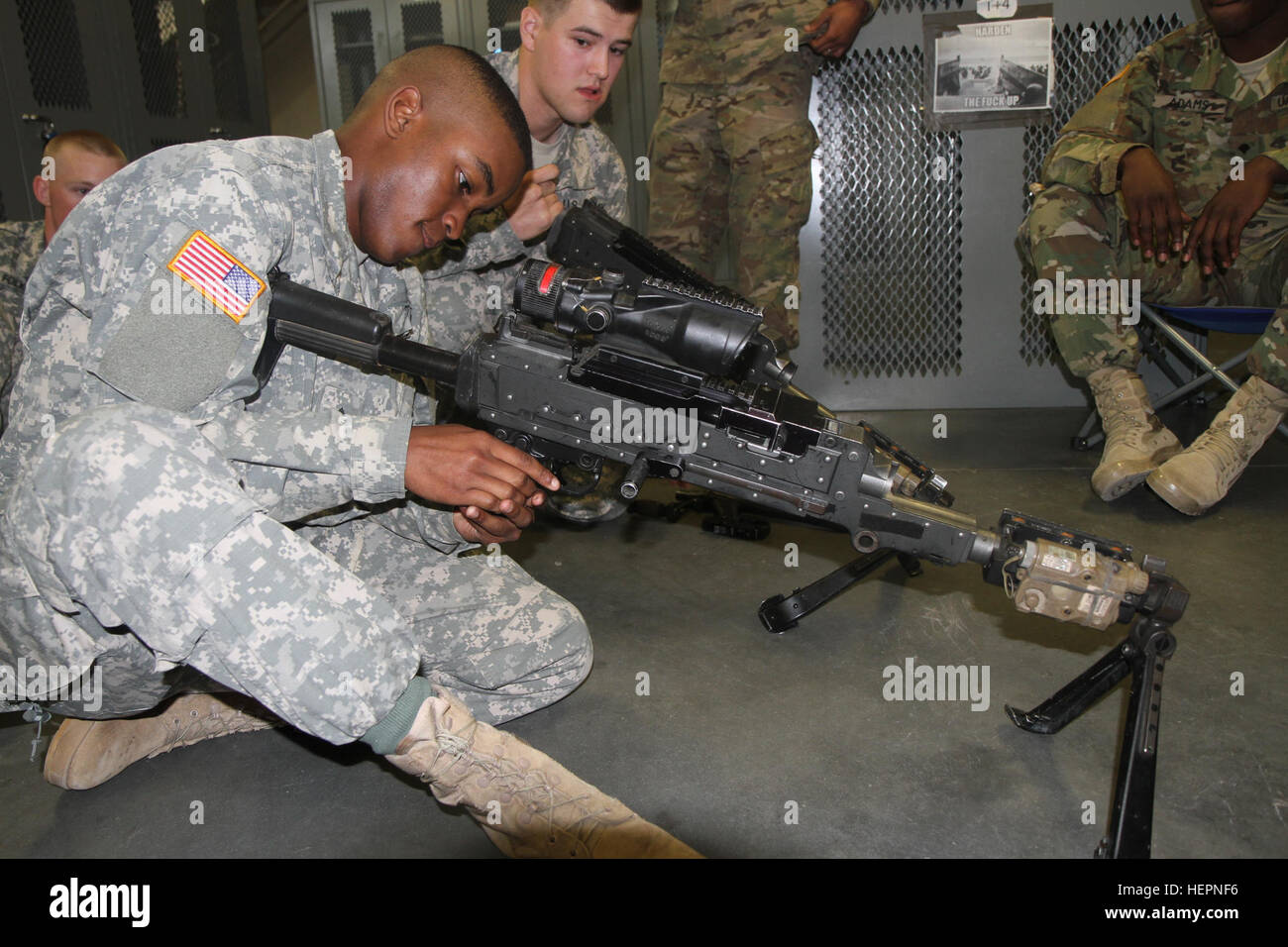 A Soldier of Company C, 3rd Battalion, 15th Infantry Regiment, 2nd ...