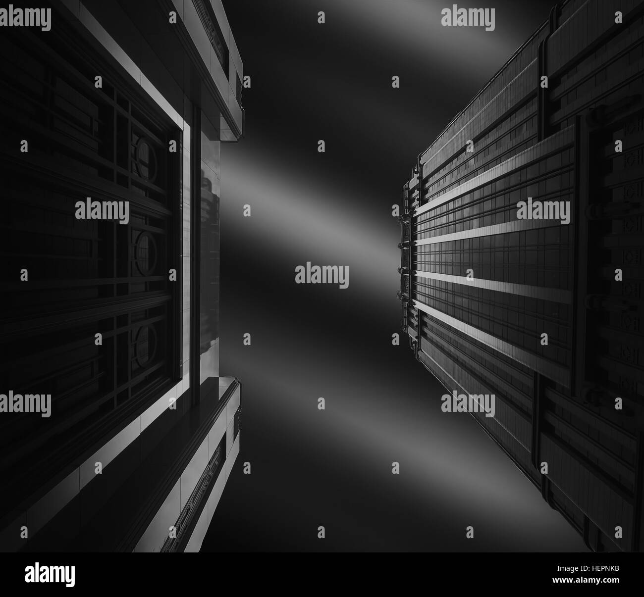 Two skyscrapers hi-res stock photography and images - Alamy