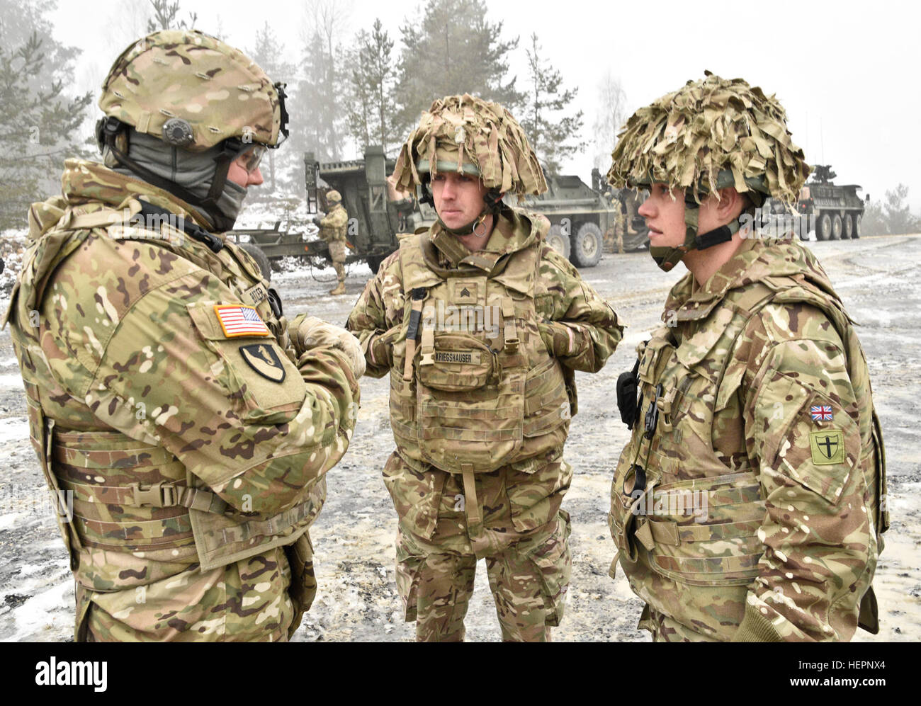 Maj. Albert Butler (left), an operations officer assigned to Regimental ...